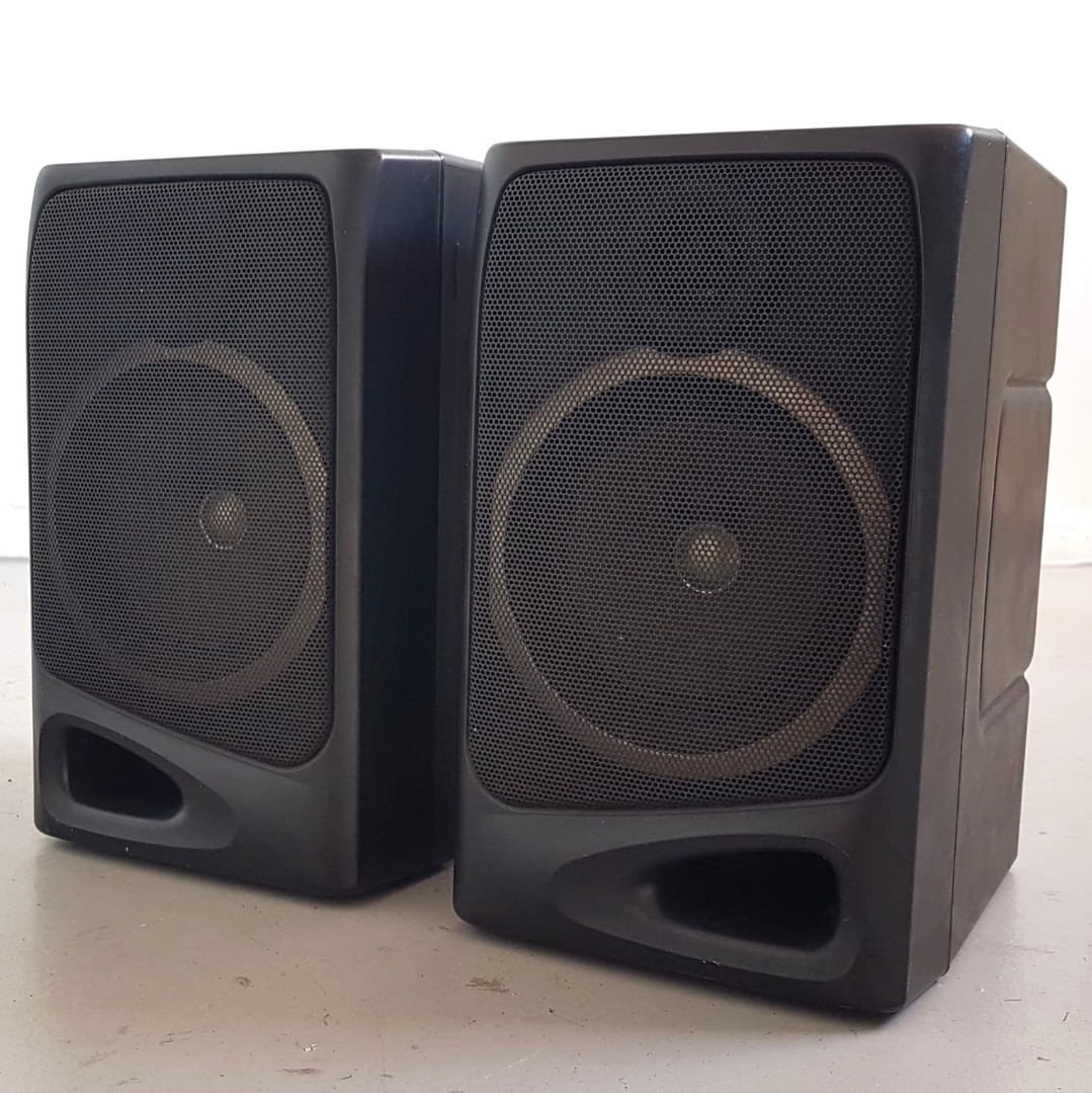 SANYO 2 Way Speaker System, Model MCD-S660K, JAPAN, Stereo 80 Watts ...