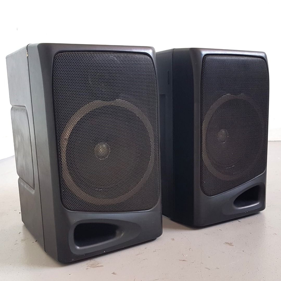 SANYO 2 Way Speaker System, Model MCD-S660K, JAPAN, Stereo 80 Watts ...