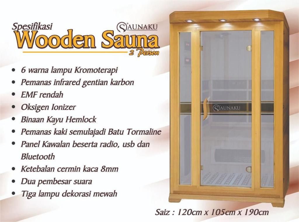 Sauna kayu , wooden sauna, Furniture & Home Living, Bathroom & Kitchen ...