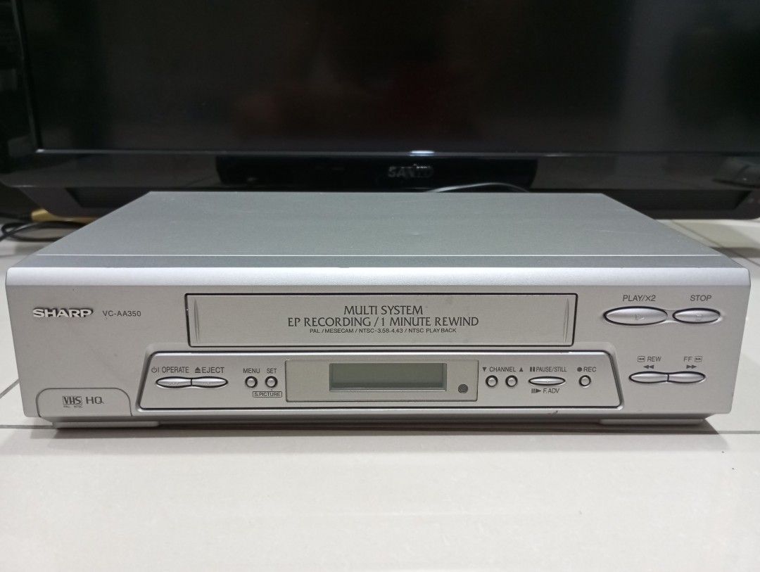 Sharp Video cassette Recorder, TV & Home Appliances, TV & Entertainment ...
