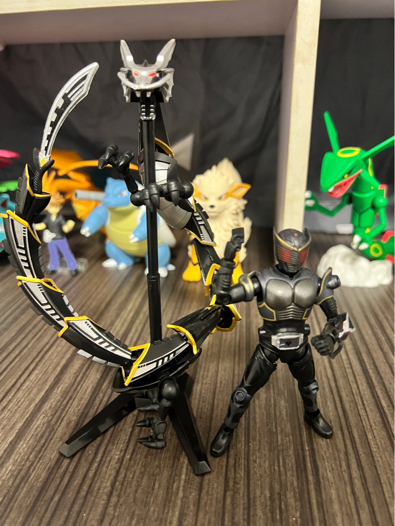 Shodo Kamen Rider Ryuga & Dragblacker set Ryuki Dragreder, Hobbies ...