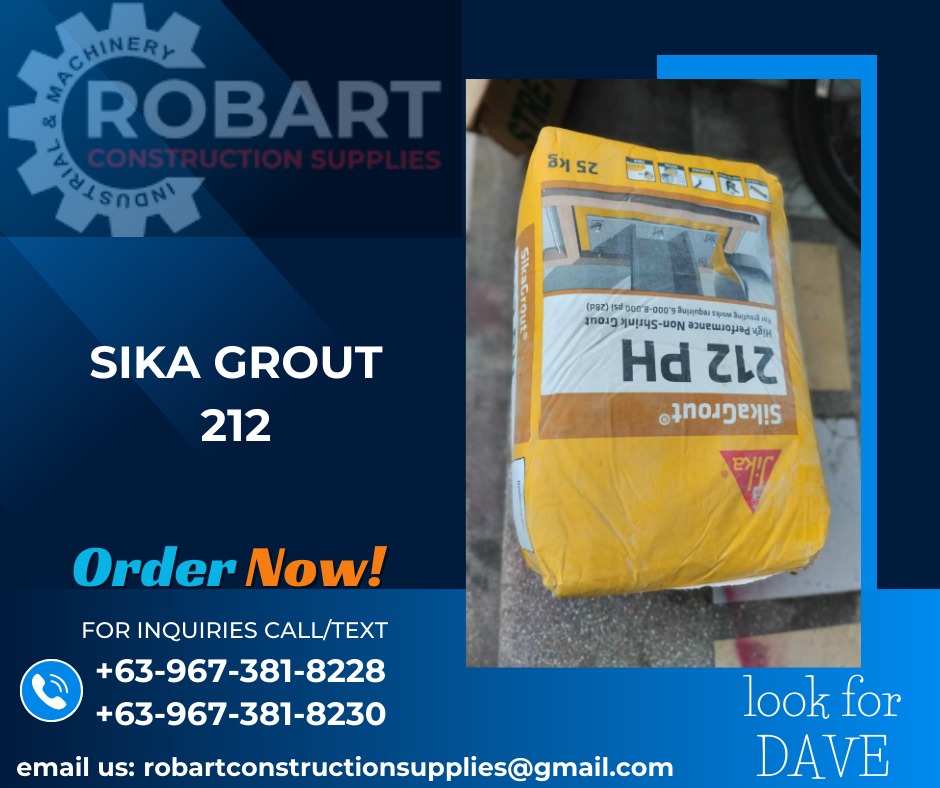 SIKA GROUT 212, Commercial & Industrial, Construction Tools & Equipment ...