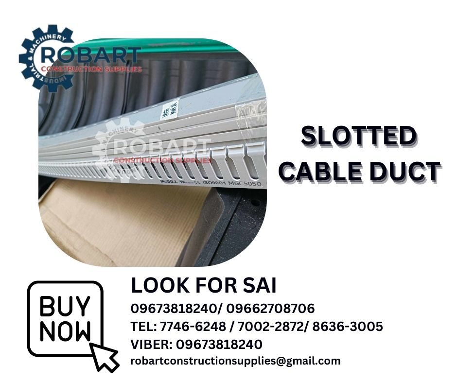Slotted Cable Duct, Commercial & Industrial, Construction Tools ...