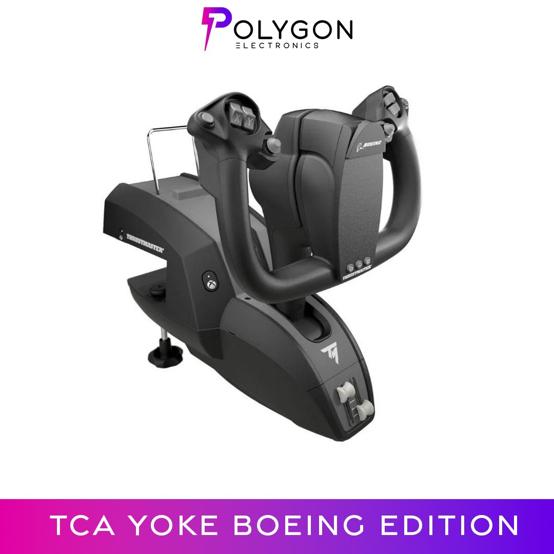 ThrustMaster TCA YOKE BOEING EDITION, Video Gaming, Gaming Accessories ...