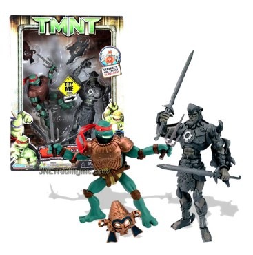TMNT MOVIE SERIES 2 PACK - RAPH W/ SAIS & ARMOR VS GENERAL AGUILA ...