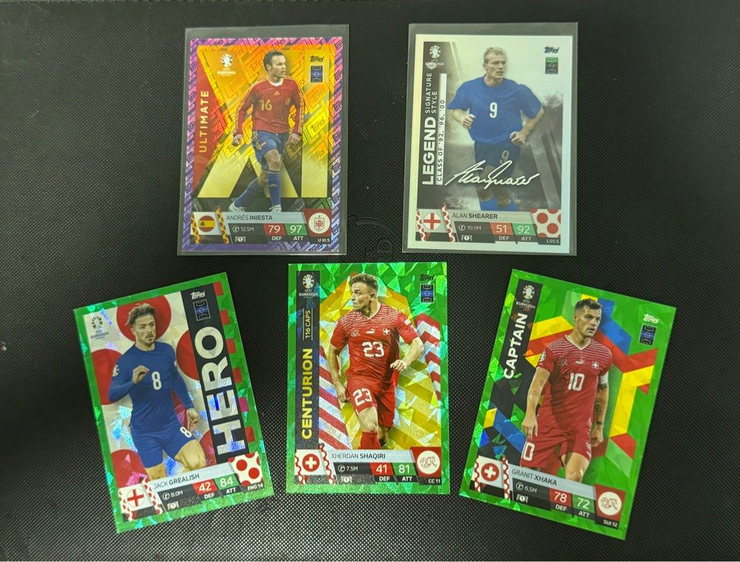 Topps Fifa Euro 2024 Assorted Legend Signature Ultimate Parallel ...