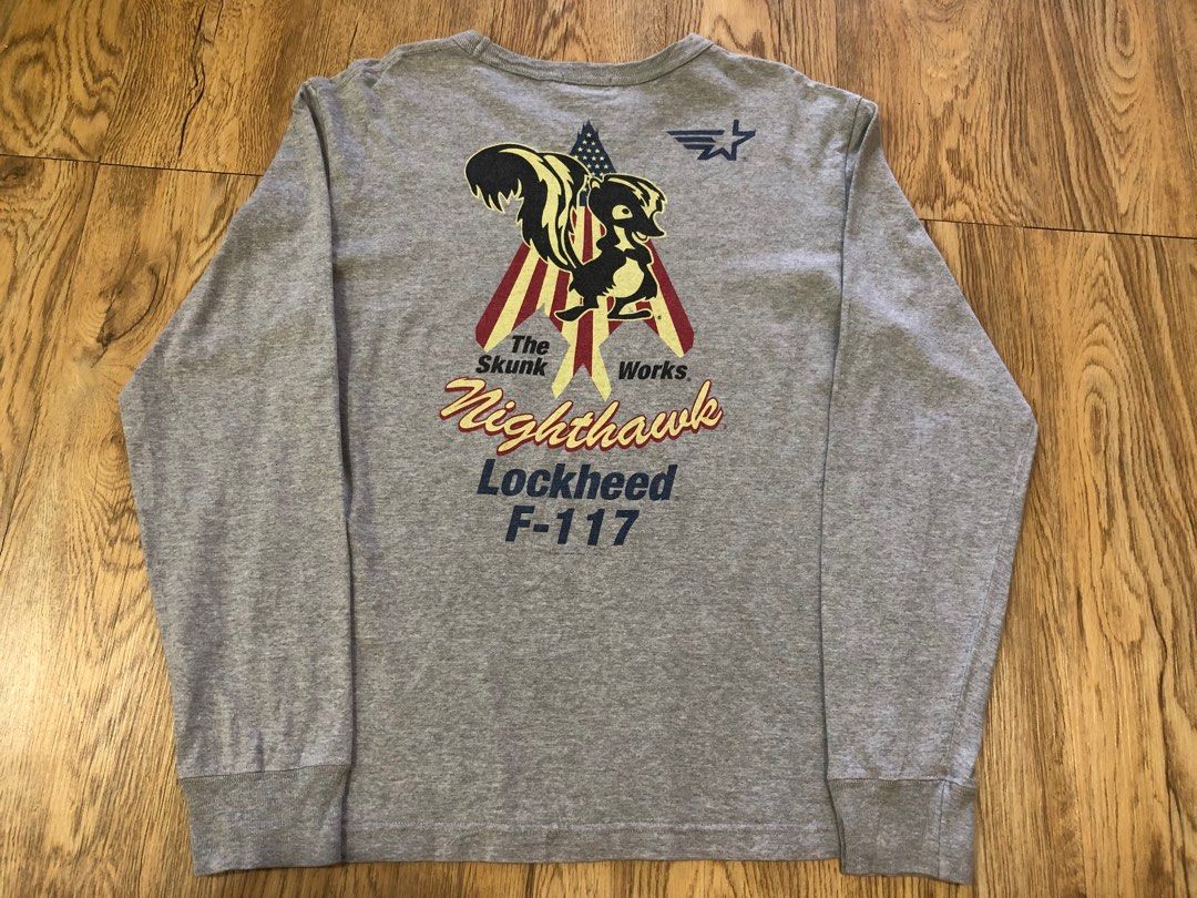 Vintage Buzz Ricksons Lockheed Tshirt, Luxury, Apparel on Carousell