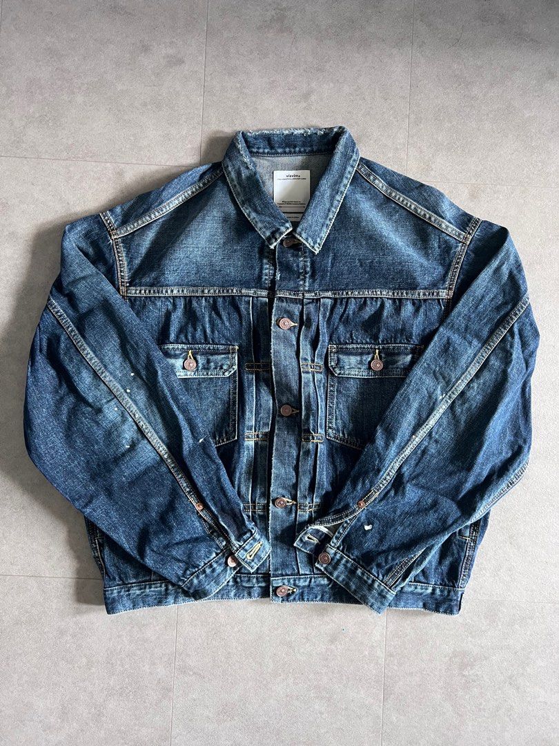 Visvim SS24 101XX JKT DMDG-1010, Men's Fashion, Coats, Jackets and Outerwear on Carousell