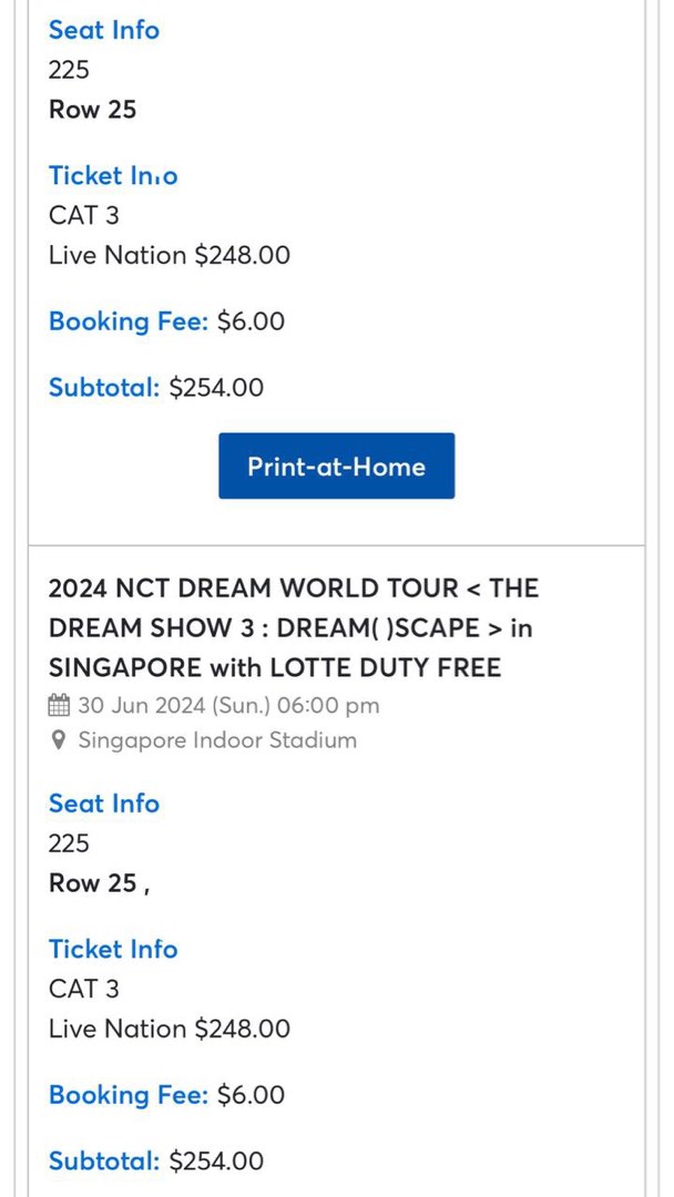 [WTS] 2024 NCT DREAM WORLD TOUR in SINGAPORE with LOTTE DUTY FREE, Hobbies & Toys, Memorabilia ...
