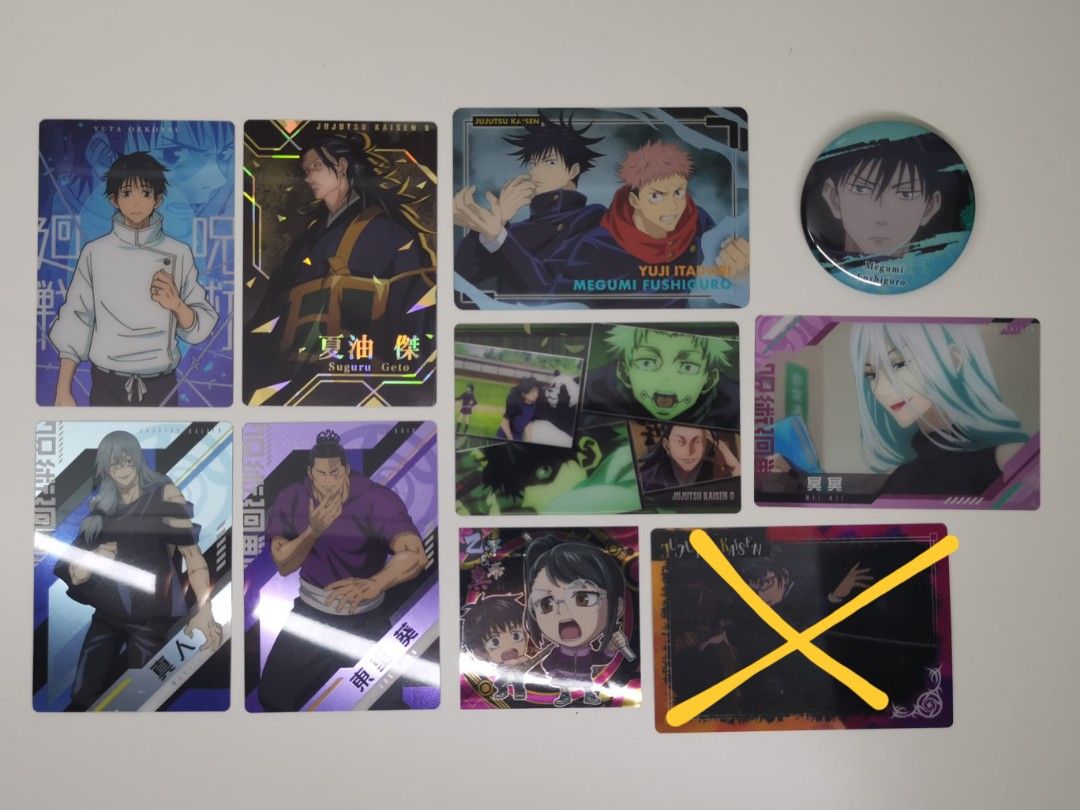 「WTS」JJK Jujutsu Kaisen： Wafer Cards | Badge/Pin | Stickers, Hobbies ...
