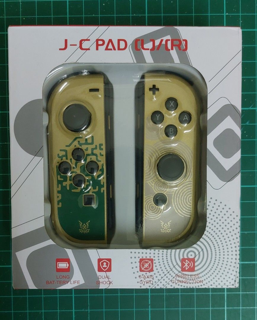 Zelda TOTK - OEM Joycons, Video Gaming, Gaming Accessories, Controllers ...