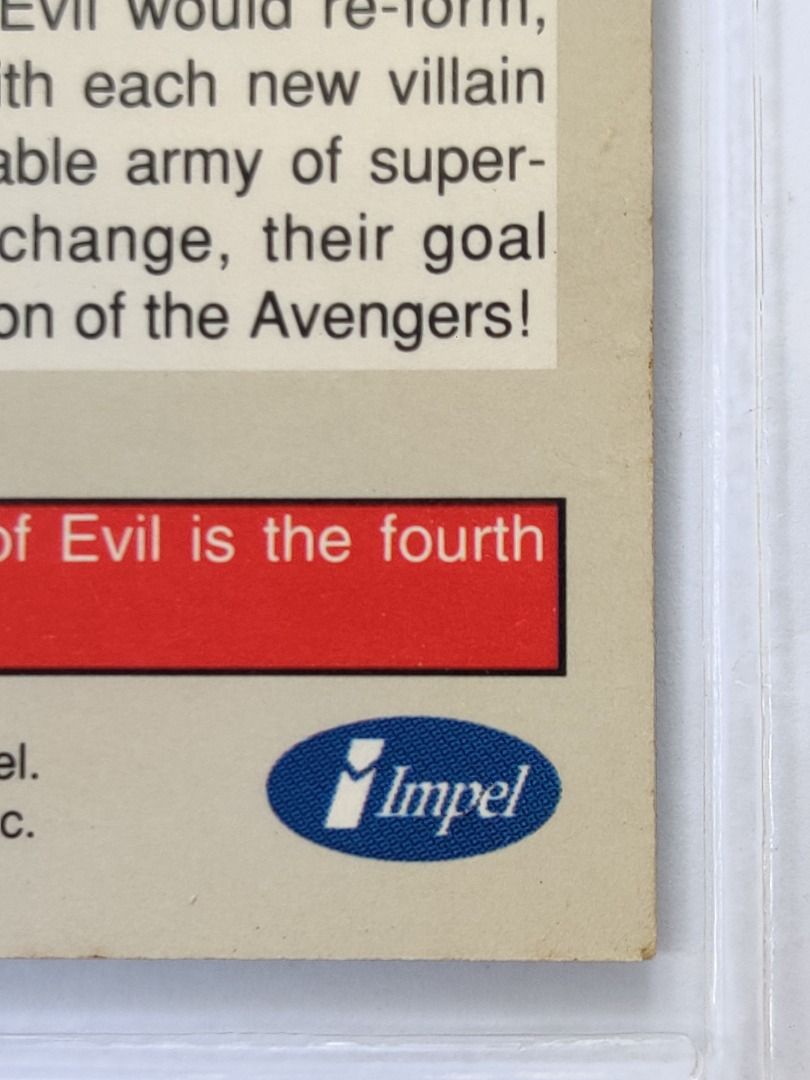 1991 Impel Marvel Universe Series 2 Masters of Evil, Hobbies & Toys ...