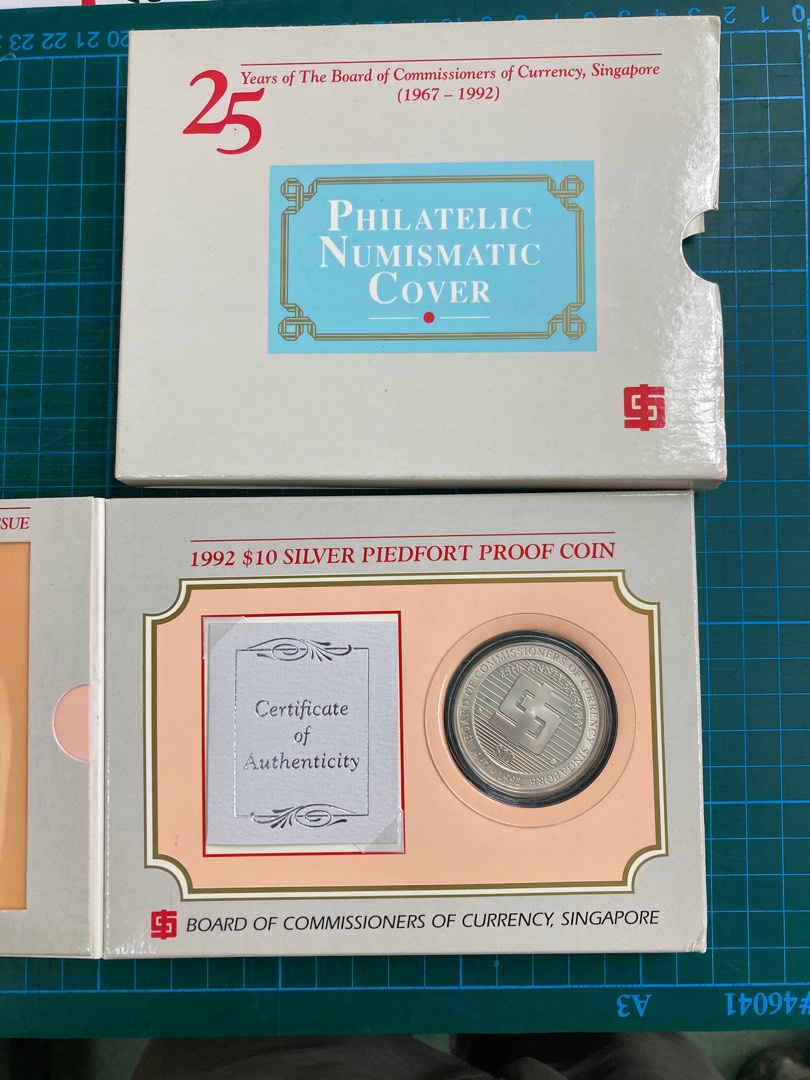 1992 BCCS 25th Anniversary $10 Silver proof coin ( 2oz fine silver with ...