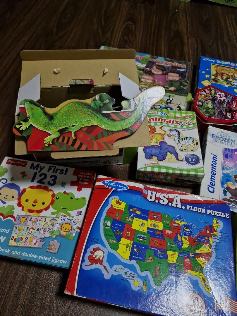 19 boxes of puzzles, Hobbies & Toys, Toys & Games on Carousell