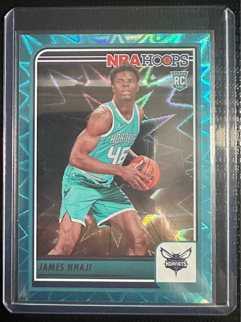 2023/2024 Panini NBA Hoops James Nnaji Teal Explosion #240 RC, Hobbies ...