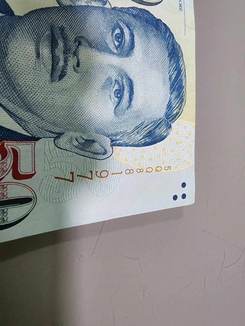 $50 note Singapore dollars fancy nice numbers ( Please read ...