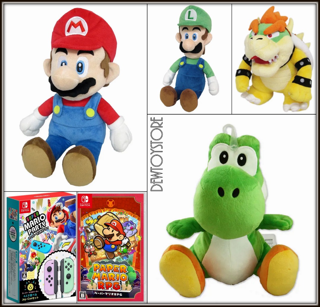 ⭐ [𝗣𝗿𝗲-𝗼𝗿𝗱𝗲𝗿] Games / Plushie Plush Soft Toy - Nintendo Switch NS ...