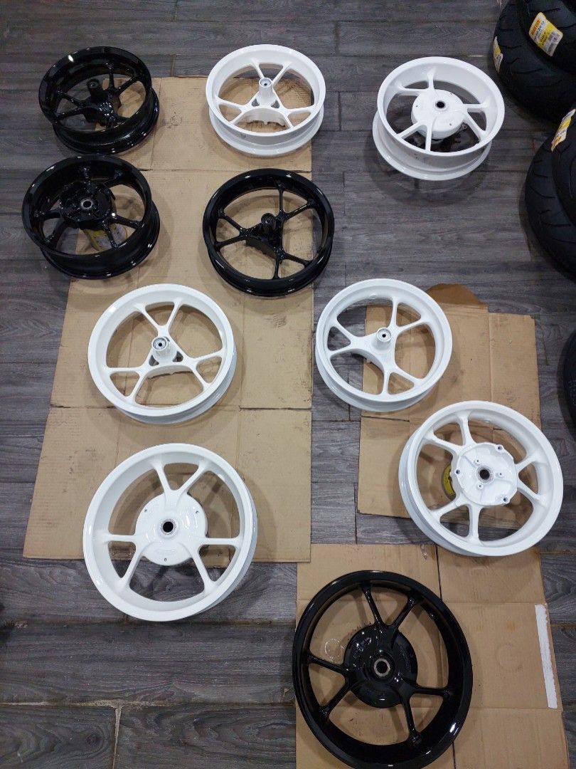 Aerox & NMAX V2 Sprayed Rims, Motorcycles, Motorcycle Accessories on ...