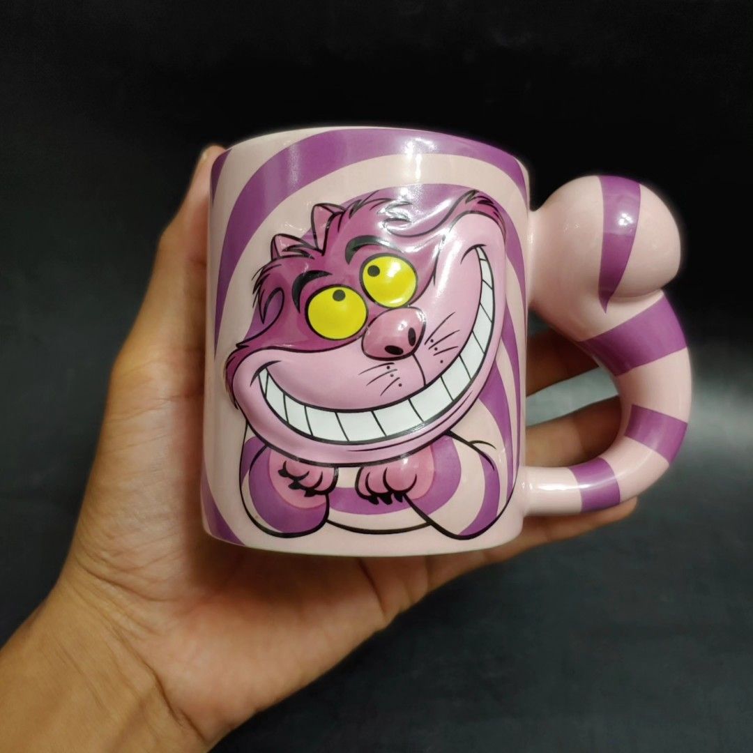 Alice In Wonderland Cheshire Cat 3D Coffee Mug Disney, Hobbies & Toys ...