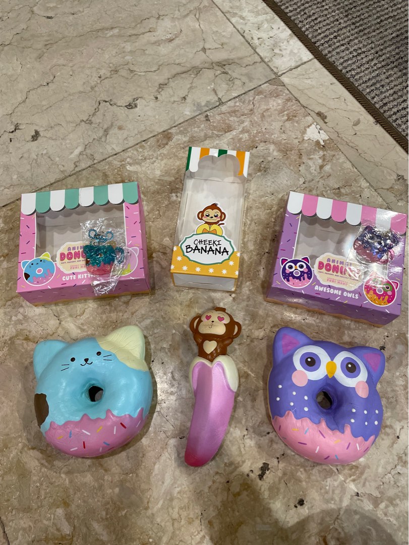 Animal Donuts and Cheeki Banana, Hobbies & Toys, Memorabilia ...