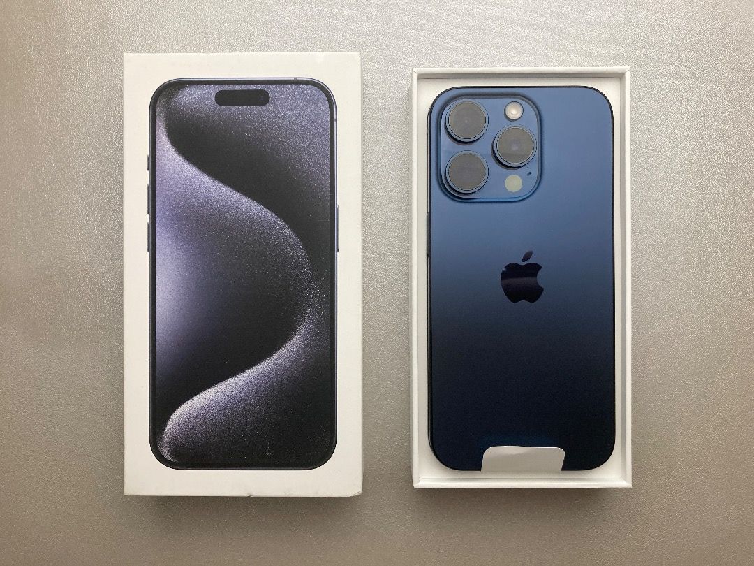Apple iPhone 15 Pro 128 Blue Titanium NTC Approved Openline with ...