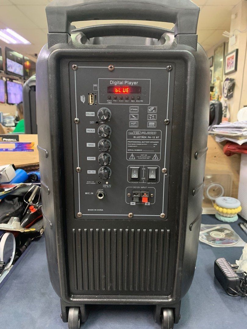 Astron DbAudio Bluetrek PA-12BT 650watts 12" Woofer Speaker Good Bass ...