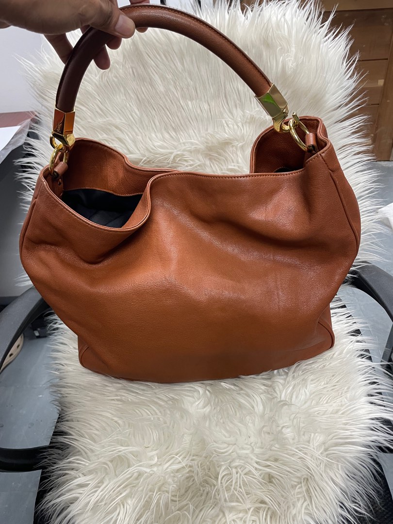 Authentic YSL Dark Tan Roady Leather Hobo bag, Luxury, Bags & Wallets ...