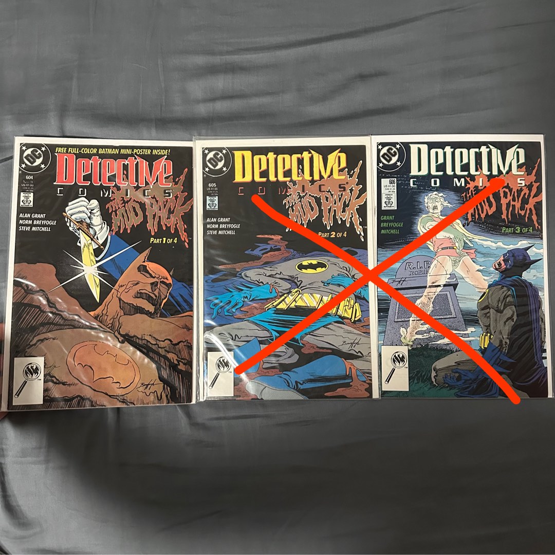 Batman Detective comics 604-606 Mud Pack arc, Hobbies & Toys, Books ...