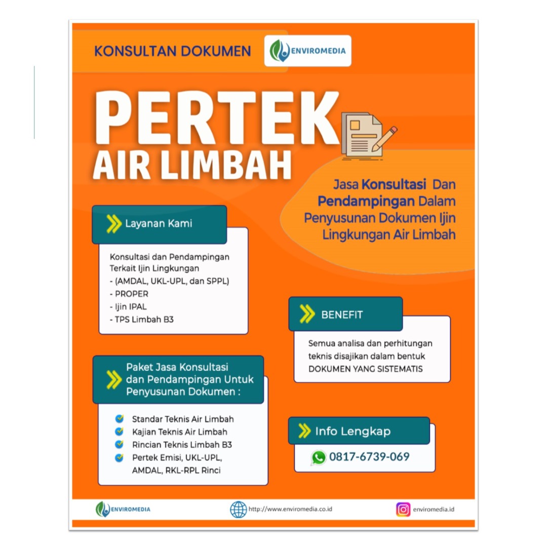 Bersertifikat, CALL 0817-6739-069, FORMAT PERTEK AIR LIMBAH, Serba ...