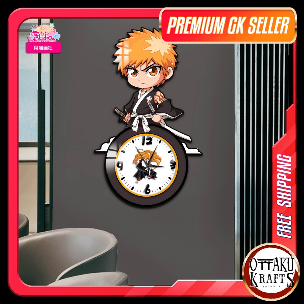 Bleach | Clock | Ah Mao Hua Se Studio | 【FREE Shipping - READY TO SHIP ...