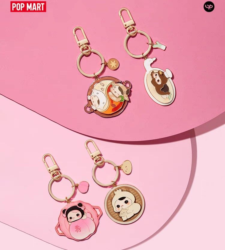 [BRAND NEW! POPMART] POPMART PUCKY THE FEAST PENDANT KEYCHAIN KEYRING ...
