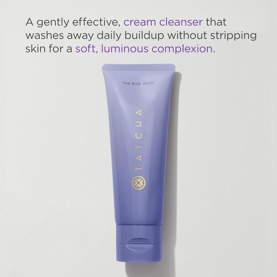 BRAND NEW TATCHA The Rice Wash Skin Softening Cream Cleanser 50ML/120ML ...