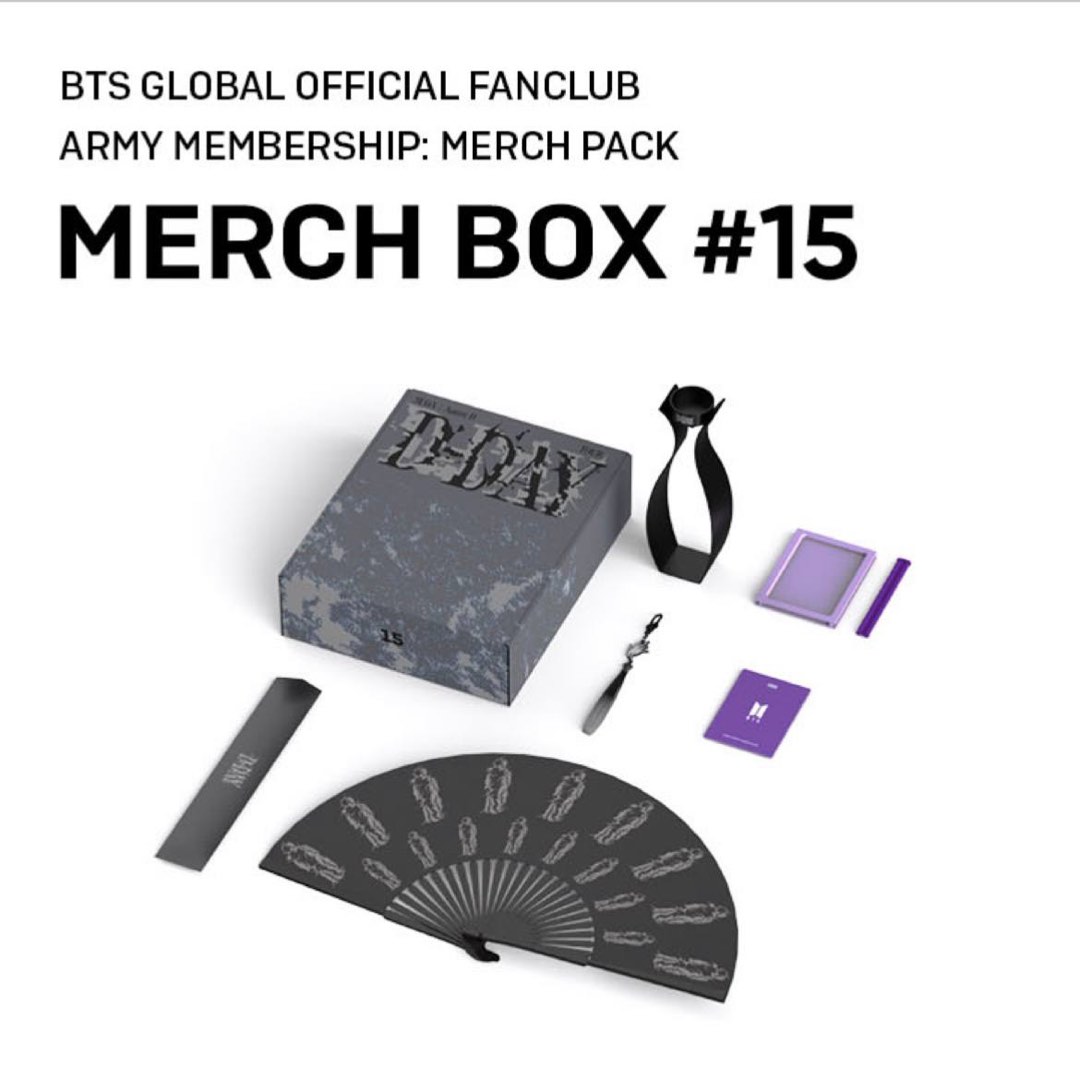 BTS Merch Box 15 - Full Set, Hobbies & Toys, Memorabilia & Collectibles ...