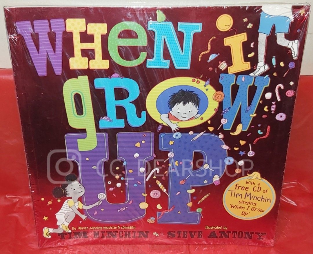 BUKU BBW (BIG BAD WOLF) - WHEN I GROW UP, Buku & Alat Tulis, Buku Anak ...