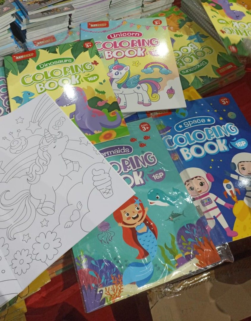 Buku Cerita anak mewarnai colouring color warna warni book buku bbw ...