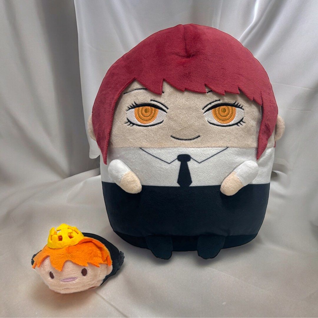 [Chainsaw Man] Denji + Power - Plush Doll, Korotto Cushion by Lian Q Labo, Hobbies & Toys, Toys ...
