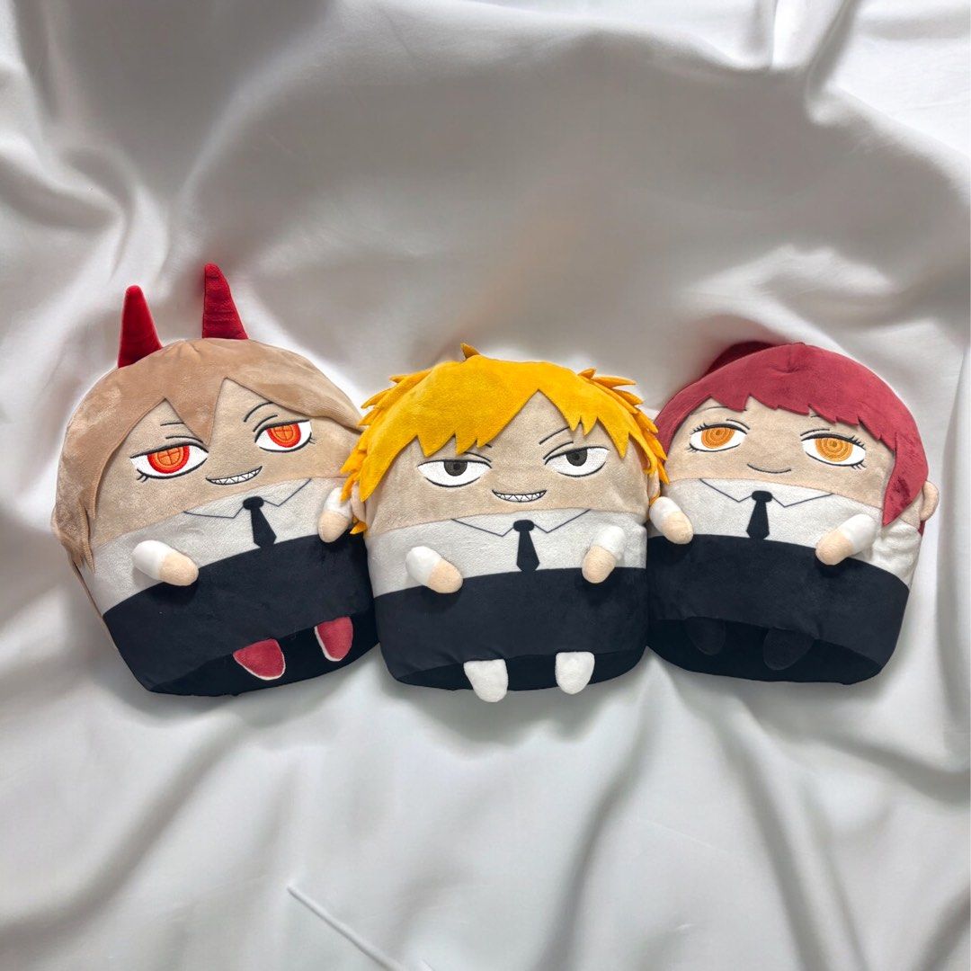 [Chainsaw Man] Denji + Power - Plush Doll, Korotto Cushion by Lian Q Labo, Hobbies & Toys, Toys ...