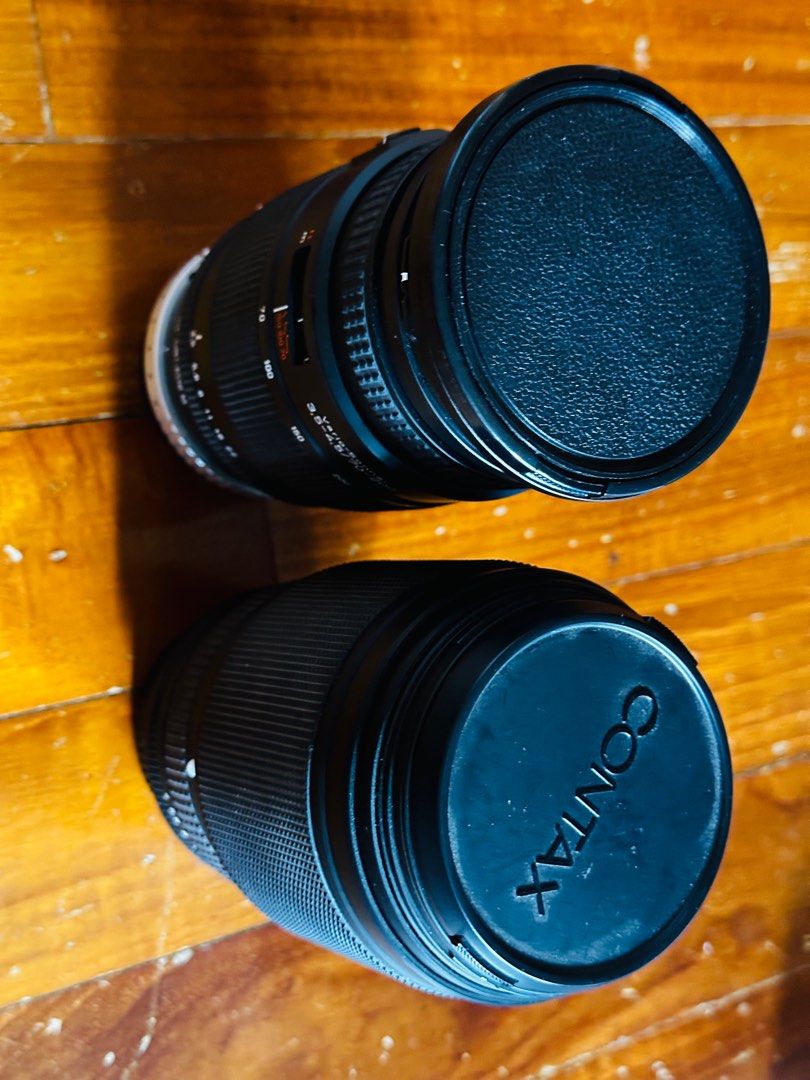Contax N ZEISS 80-200mm and 70-300mm with Canon M adaptor, Photography ...