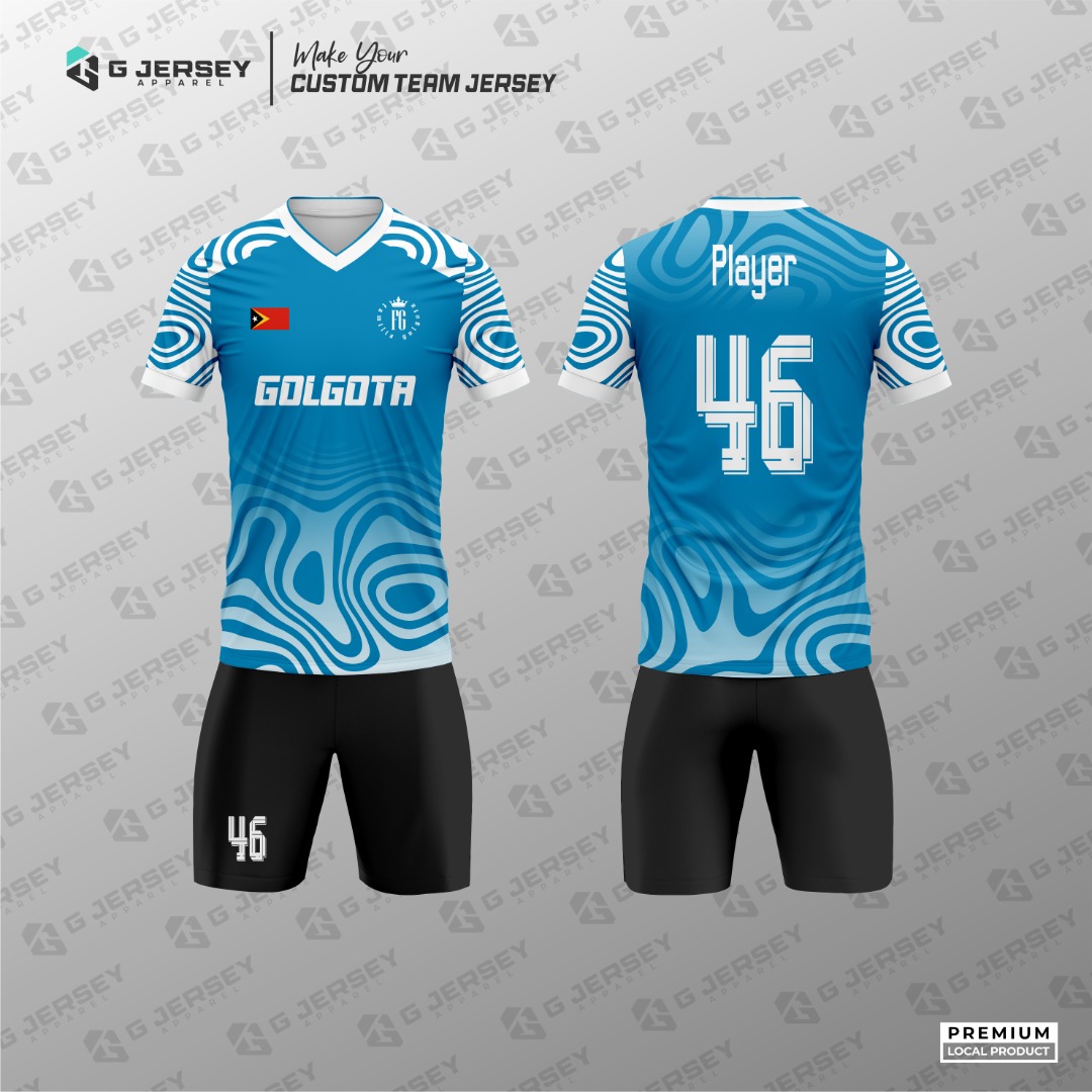 Contoh Desain Terbaru Printing Jersey sepakbola Surabaya Keren - 0877. ...