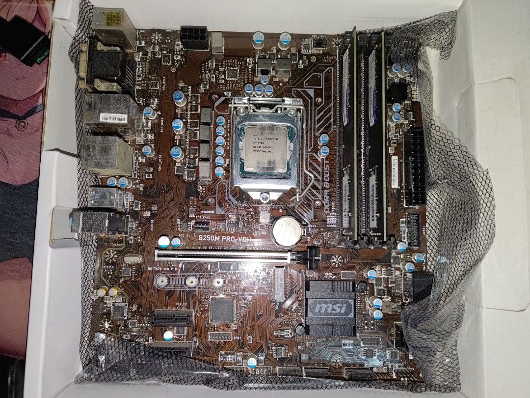 電腦底板b250m pro-vdh+cpu 7700 +ram 16G +Asus gtx 1060, 電腦＆科技, 桌上電腦 - Carousell