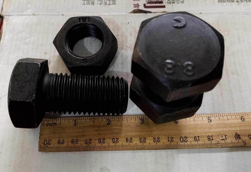 Gr8.8 Hi-Tensile M30 diameter big sizes hex bolts ALL SIZES AVAILABLE ...