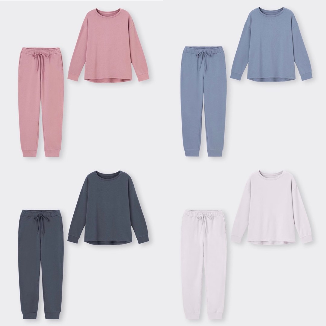 GU 2 in 1 Lounge Set, Women's Fashion, Tops, Longsleeves on Carousell