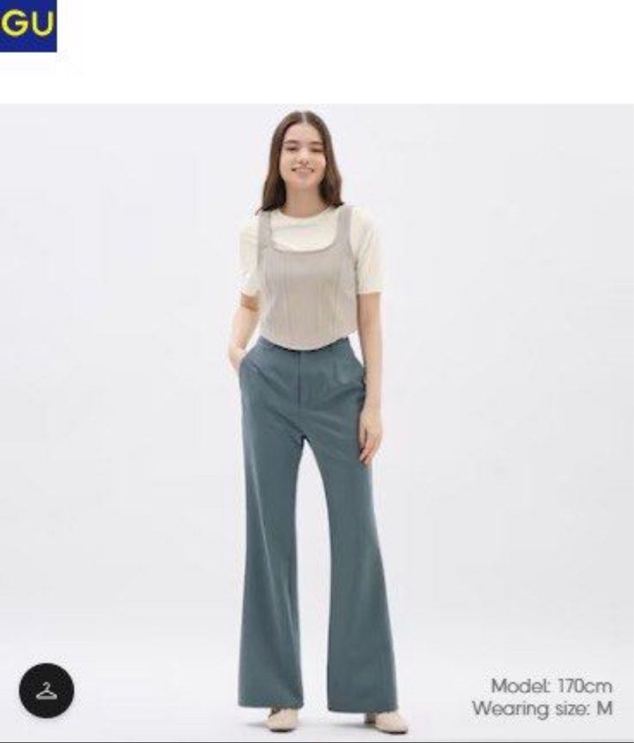 Gu flare pants, Women's Fashion, Bottoms, Other Bottoms on Carousell