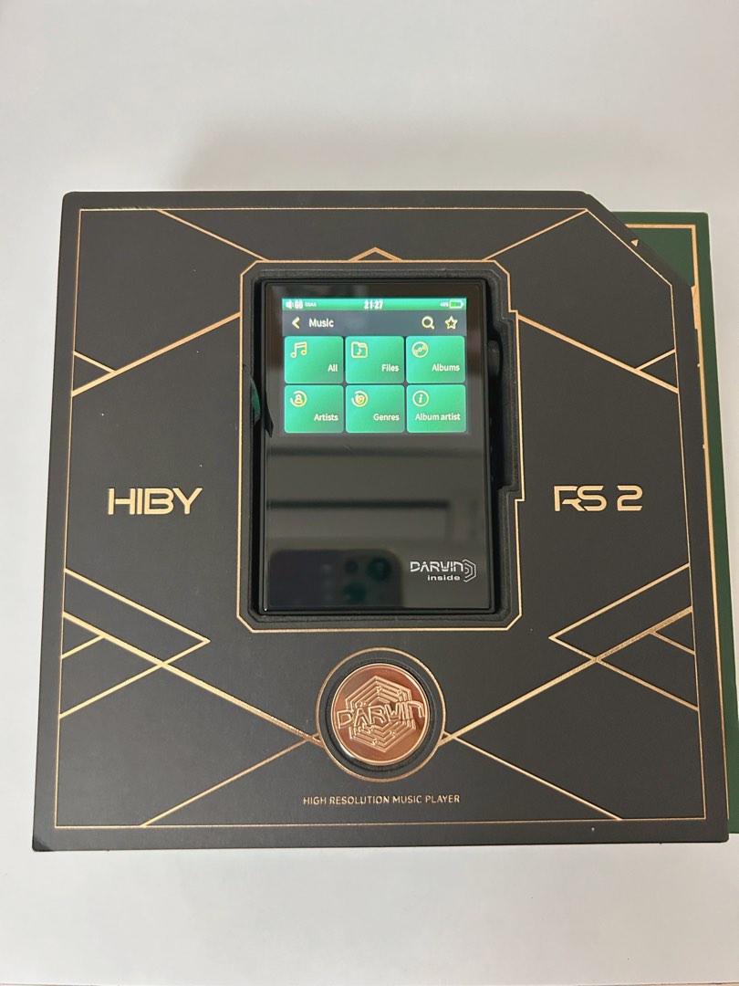 HiBy RS2 Hi-Fi Audio Player DAP DAC with Darwin Architecture, Audio ...