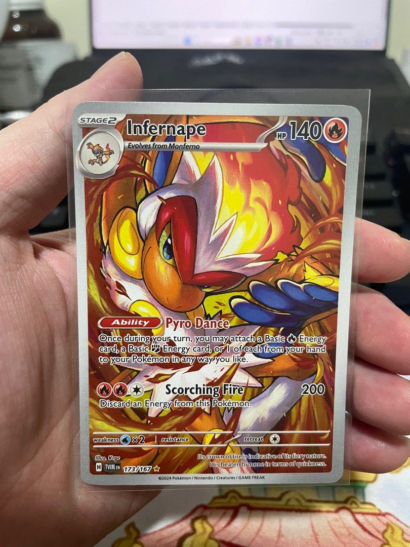 Infernape IR (173/167) - Twilight Masquerade, Hobbies & Toys, Toys ...