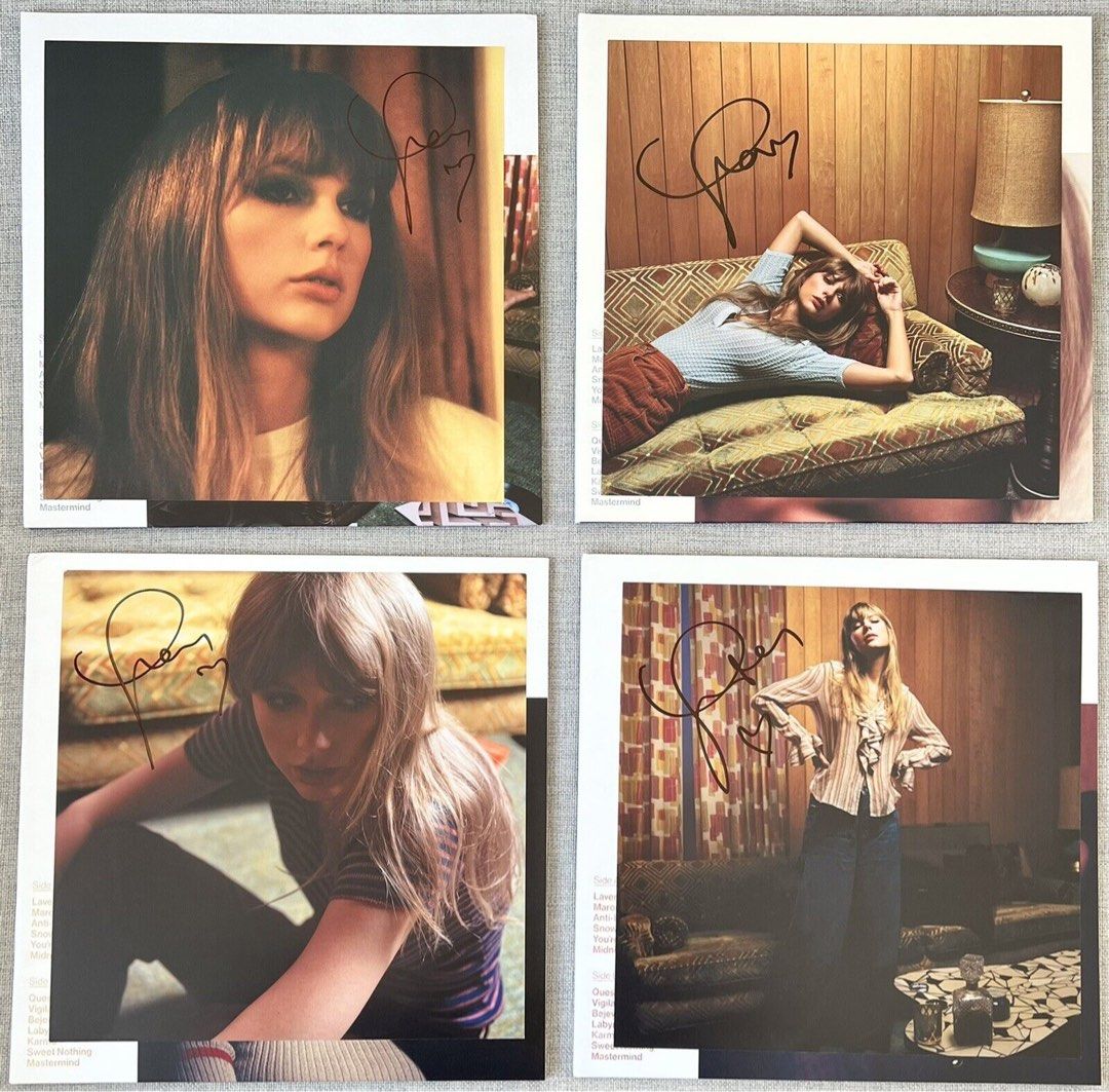 ISO - Taylor Swift midnight signed vinyl, Hobbies & Toys, Music & Media ...