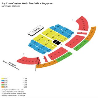 Jay Chou 2024 Concert Tix CAT3 13 Oct, Tickets & Vouchers, Event ...