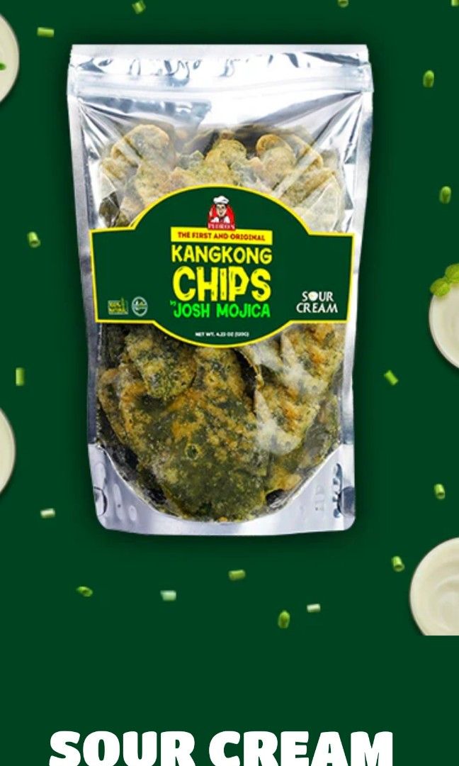 KCO Kangkong Chips (Water Spinach chips) Halal Certified/ Organic ...