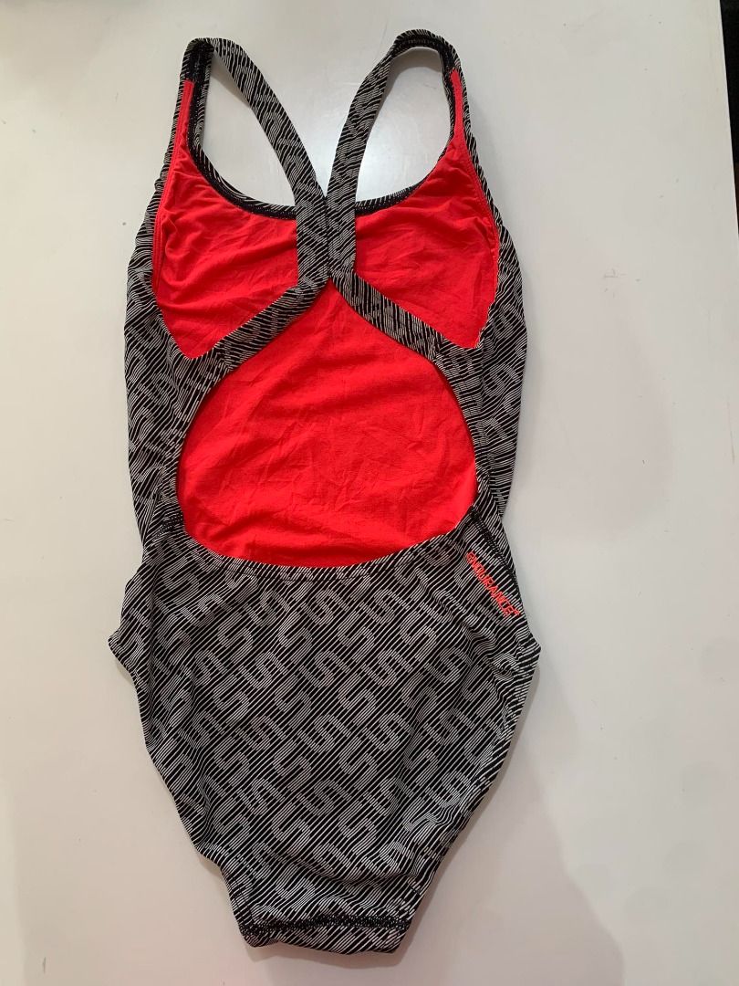(M) Speedo Monogram Allover Pullback Swimsuit, Women's Fashion ...