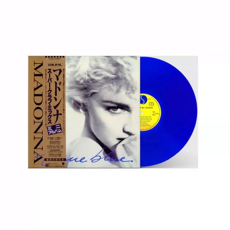 MADONNA TRUE BLUE SUPER CLUB MIX RSD Blue Color Vinyl, Hobbies & Toys ...